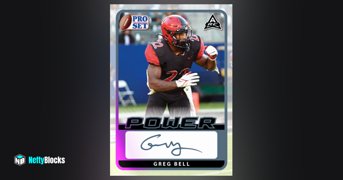 Greg Bell #35 | NeftyBlocks | The #1 Trade to Earn NFT Marketplace on WAX