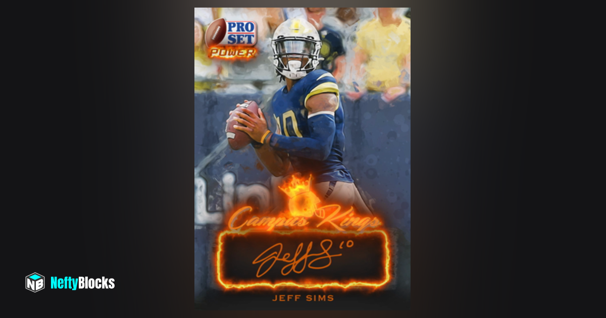 Jeff Sims #1 | NeftyBlocks | The #1 Trade to Earn NFT Marketplace on WAX