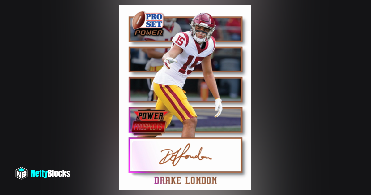 Drake London #100 | NeftyBlocks | The #1 Trade to Earn NFT Marketplace ...