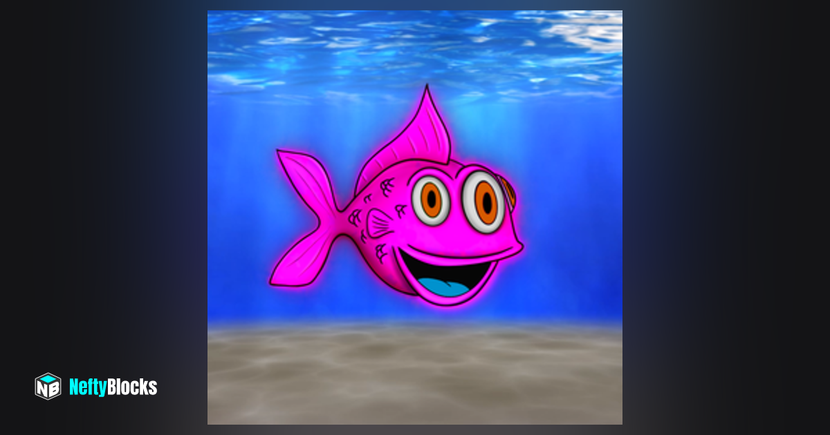 Pink Guppy #3009 | NeftyBlocks | The #1 Trade to Earn NFT Marketplace ...