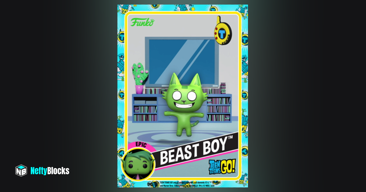 Beast Boy #1709 | NeftyBlocks | The #1 Trade to Earn NFT Marketplace on WAX