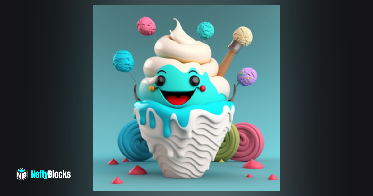 Smiling Ice Cream #1 #1 | NeftyBlocks | The #1 Trade to Earn NFT ...