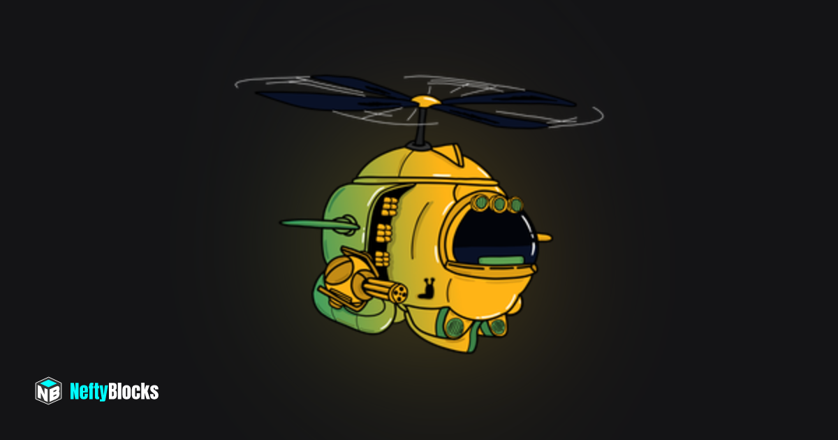 Chopper Mech #4 | NeftyBlocks | The #1 Trade to Earn NFT Marketplace on WAX