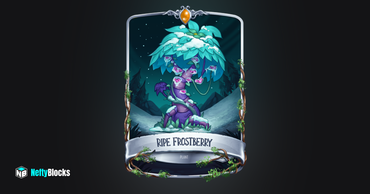 Ripe Frostberry #28 | NeftyBlocks | The #1 Trade to Earn NFT ...
