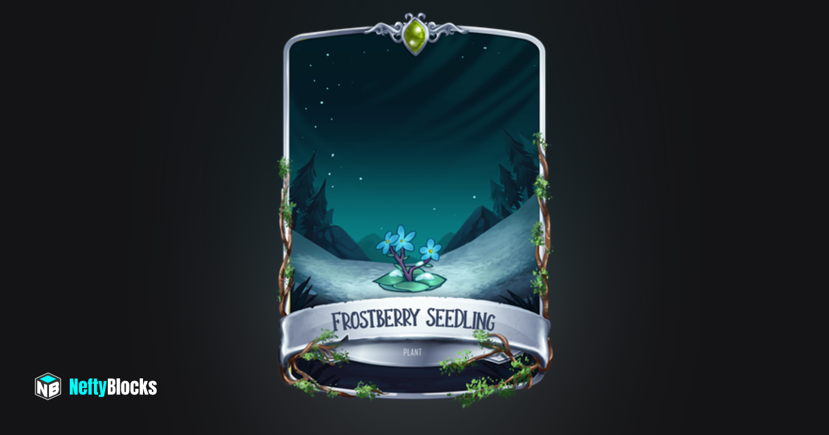 Frostberry Seedling #26 | NeftyBlocks | The #1 Trade to Earn NFT ...