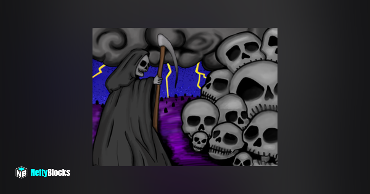 grim #154 | NeftyBlocks | The #1 Trade to Earn NFT Marketplace on WAX