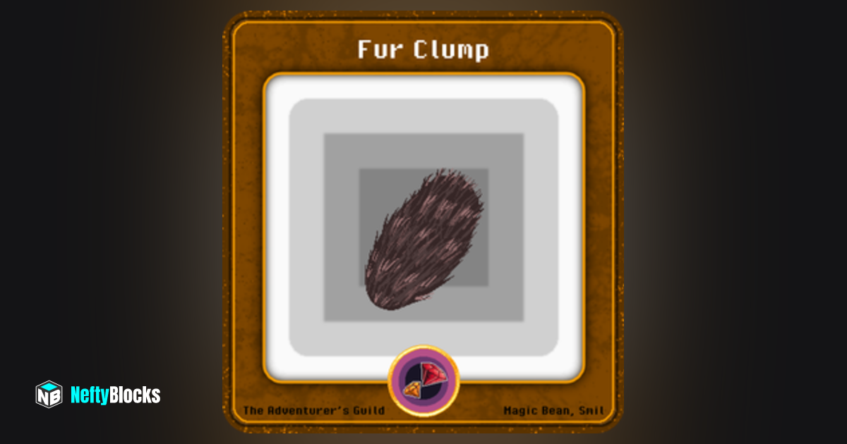 Fur Clump #7624 | NeftyBlocks | The #1 Trade to Earn NFT Marketplace on WAX