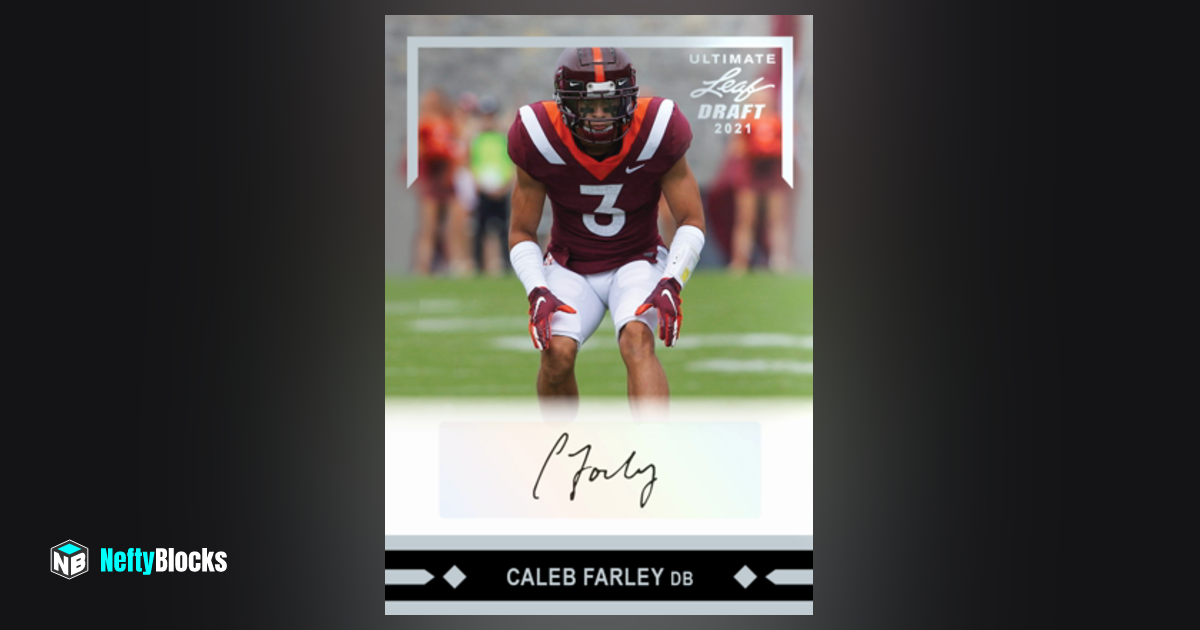 Caleb Farley #8 | NeftyBlocks | The #1 Trade to Earn NFT Marketplace on WAX