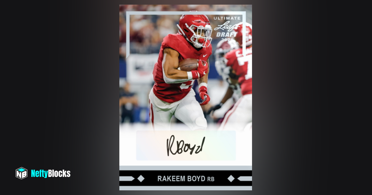 Rakeem Boyd #81 | NeftyBlocks | The #1 Trade to Earn NFT Marketplace on WAX