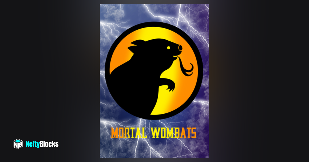 Mortal Wombats Logo | NeftyBlocks | The #1 Trade to Earn NFT ...