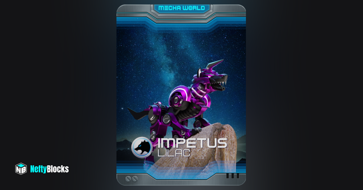 Impetus Lilac | NeftyBlocks | The #1 Trade to Earn NFT Marketplace on WAX