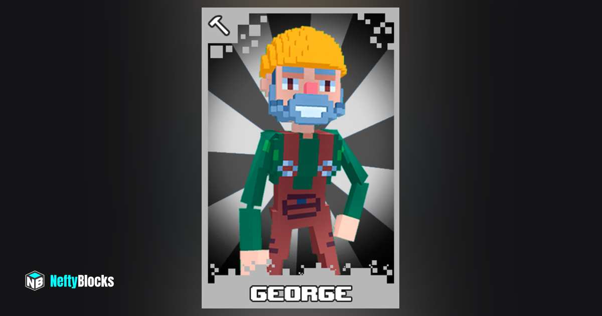 George #113 | NeftyBlocks | The #1 Trade to Earn NFT Marketplace on WAX