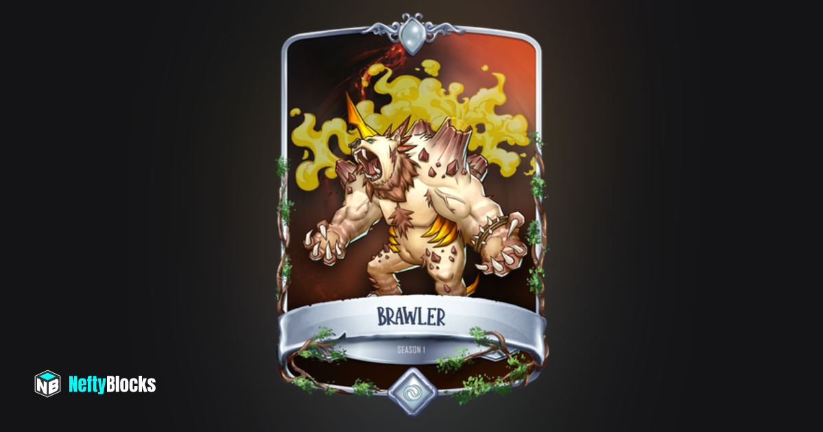 Brawler #342 | NeftyBlocks | The #1 Trade to Earn NFT Marketplace on WAX