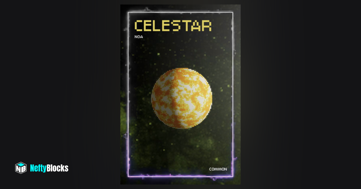 Celestar #395 | NeftyBlocks | The #1 Trade to Earn NFT Marketplace on WAX