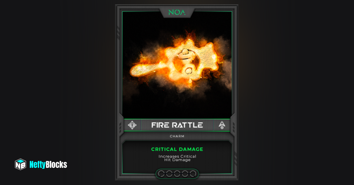 Fire Rattle #1184 | NeftyBlocks | The #1 Trade to Earn NFT Marketplace ...