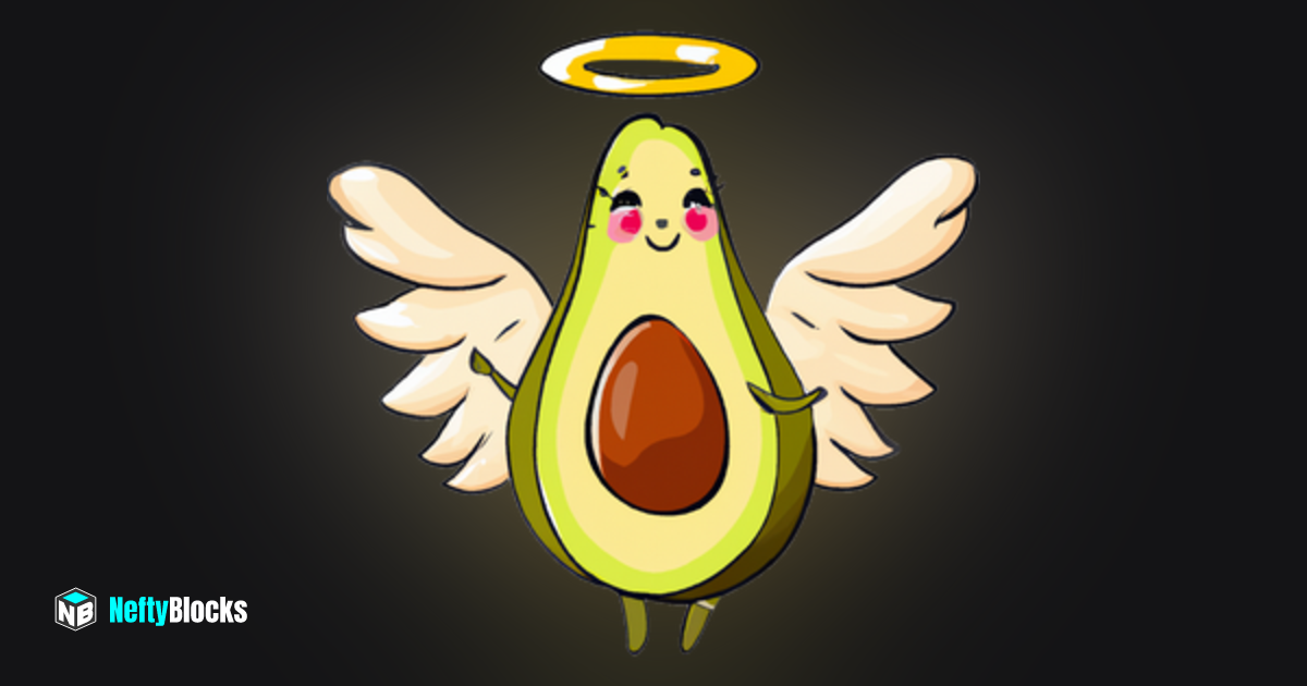 Avocado Angel #8 | NeftyBlocks | The #1 Trade to Earn NFT Marketplace ...