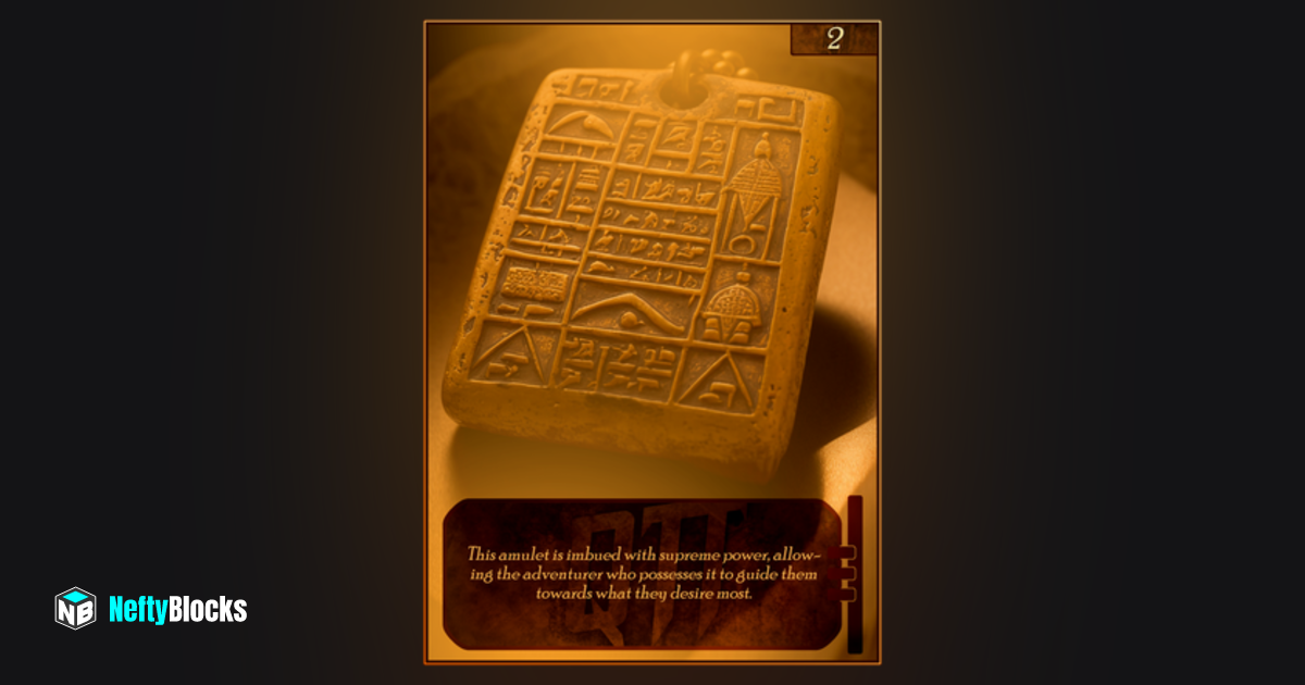 The amulet #301 | NeftyBlocks | The #1 Trade to Earn NFT Marketplace on WAX