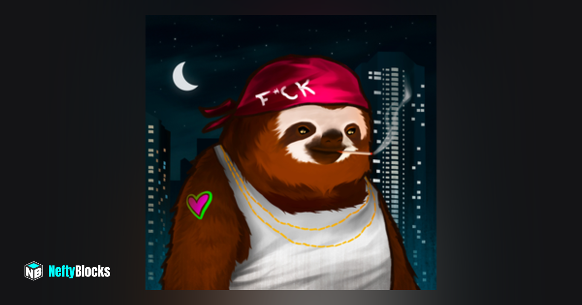 (Prestige) Swag Life - Sheldon the Sloth #24 | NeftyBlocks | The #1 ...