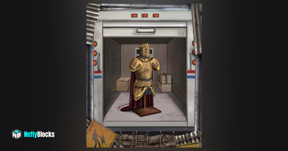 Golden Armour #597 | NeftyBlocks | The #1 Trade to Earn NFT Marketplace ...