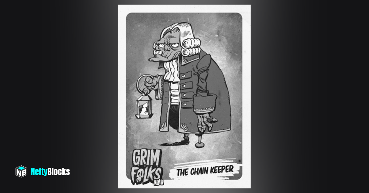 The Chain Keeper - Noir Card #70 | NeftyBlocks | The #1 Trade to Earn ...