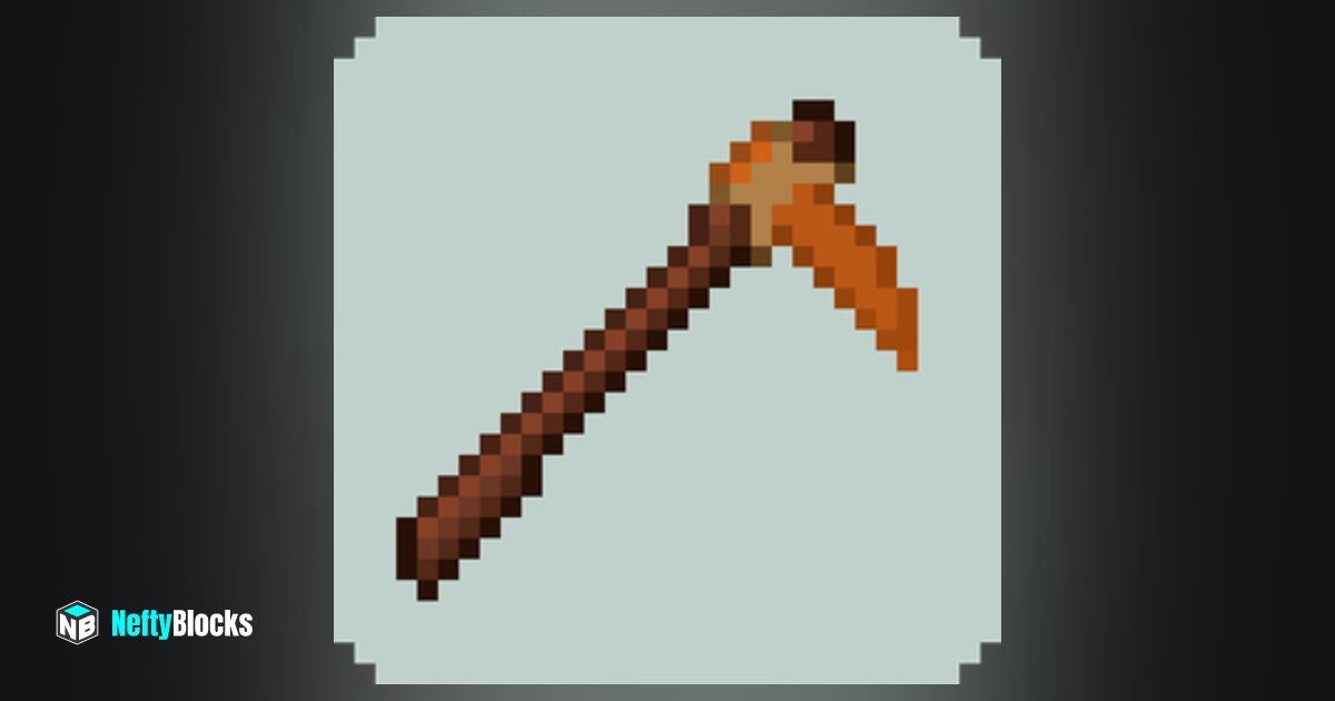 Rusty Pickaxe #14 | NeftyBlocks | The #1 Trade to Earn NFT Marketplace ...