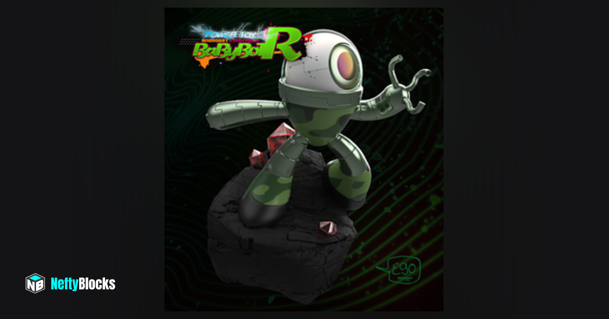 B-Bot Power Toy Rx #178 | NeftyBlocks | The #1 Trade to Earn NFT ...