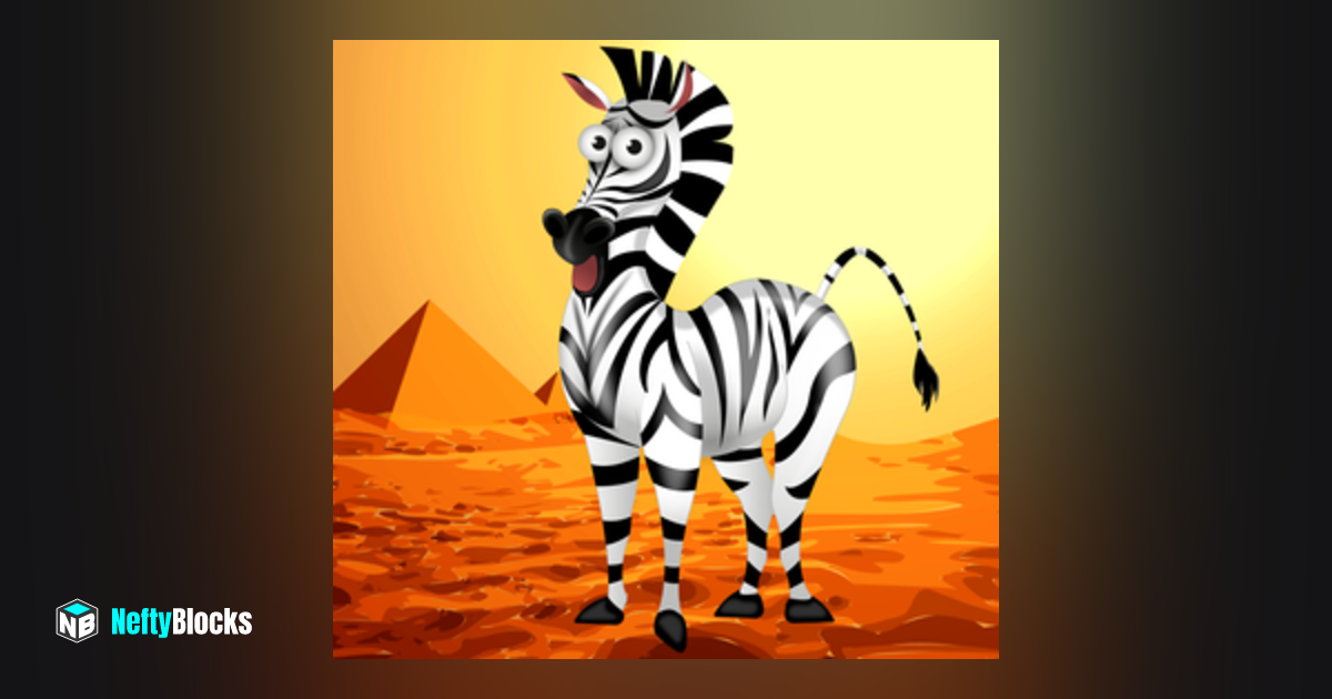 Zebra The Gorgeous #3 | NeftyBlocks | The #1 Trade to Earn NFT ...