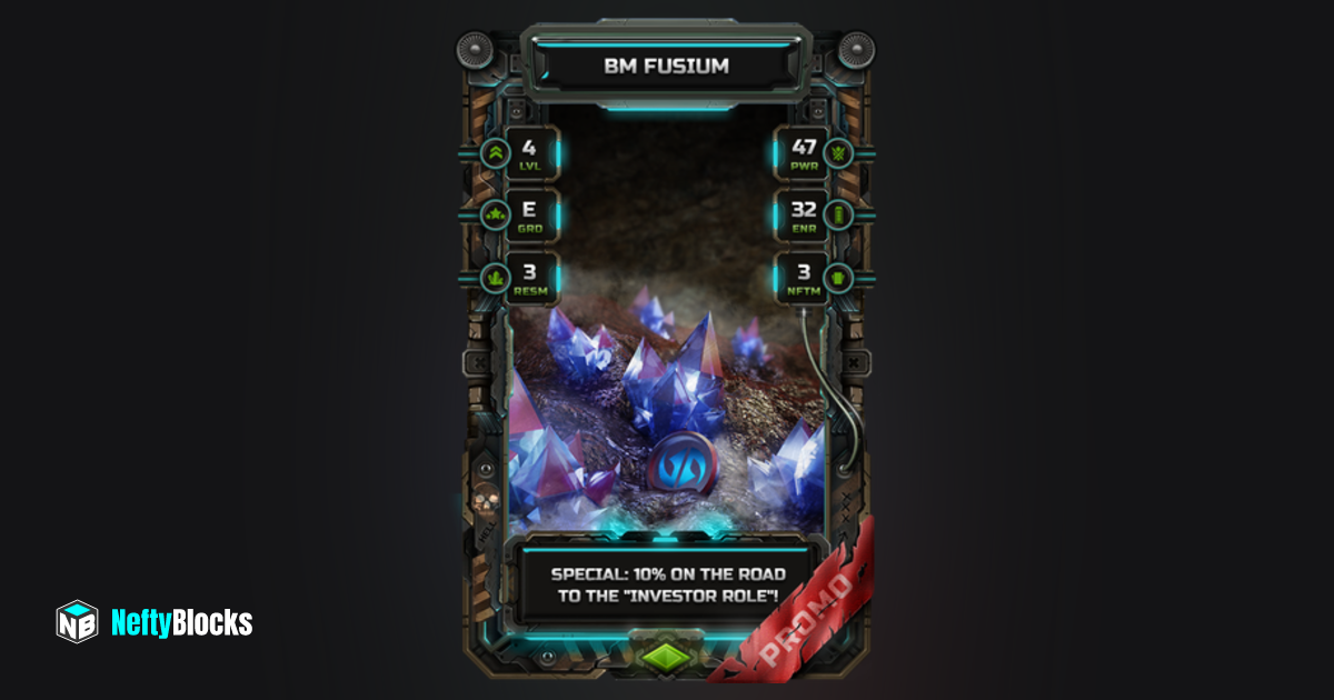 BM Fusium #1804 | NeftyBlocks | The #1 Trade to Earn NFT Marketplace on WAX