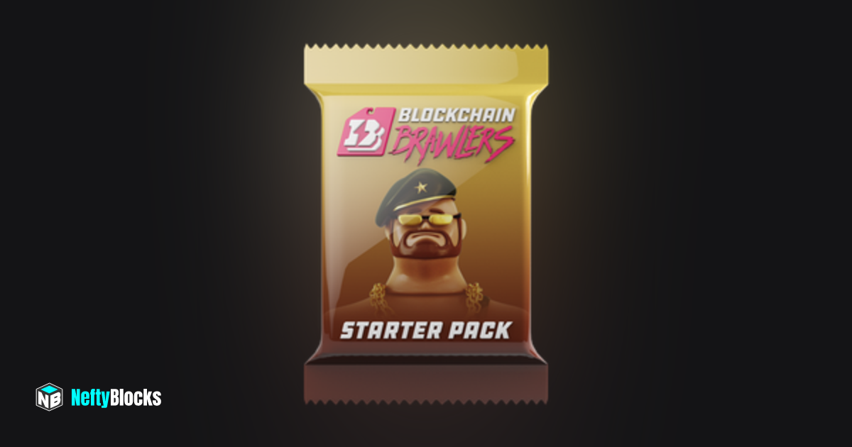 Blockchain Brawlers Starter Pack | NeftyBlocks | The #1 Trade to Earn NFT Marketplace on WAX