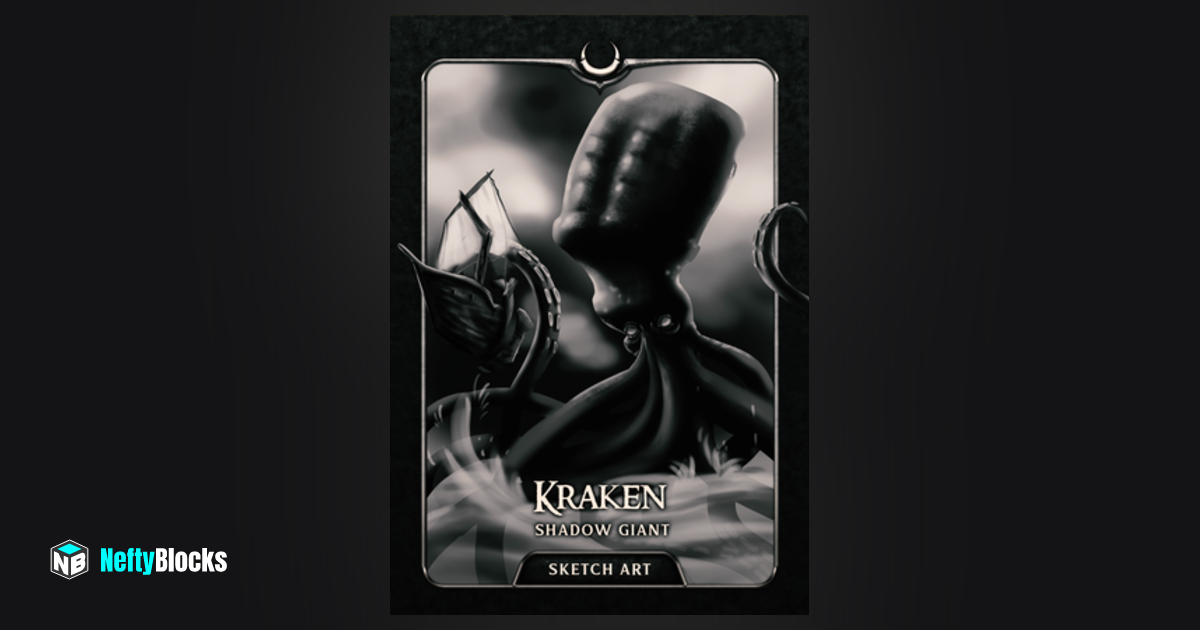 Kraken, Shadow Giant #90 | NeftyBlocks | The #1 Trade to Earn NFT ...