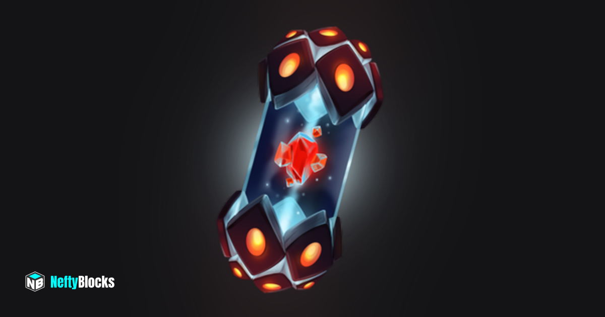 Red Artifact #34 | NeftyBlocks | The #1 Trade to Earn NFT Marketplace ...