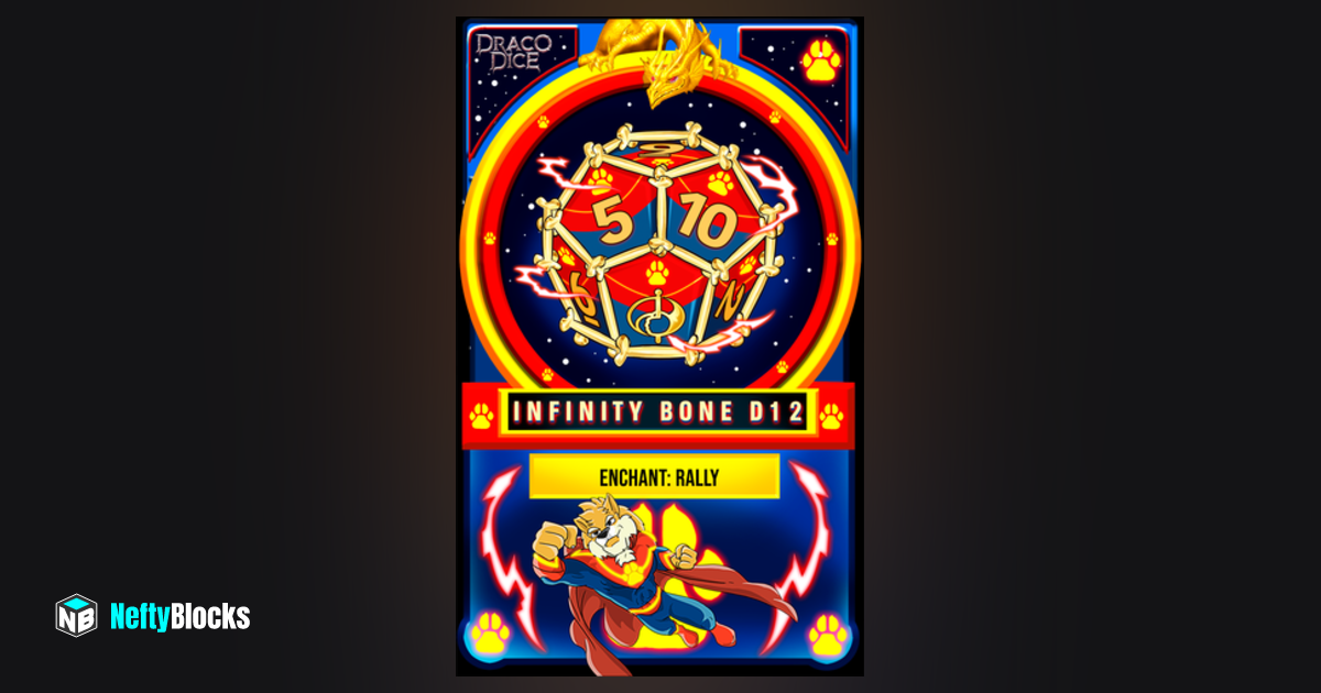 Infinity Bone D12 #10 | NeftyBlocks | The #1 Trade to Earn NFT ...