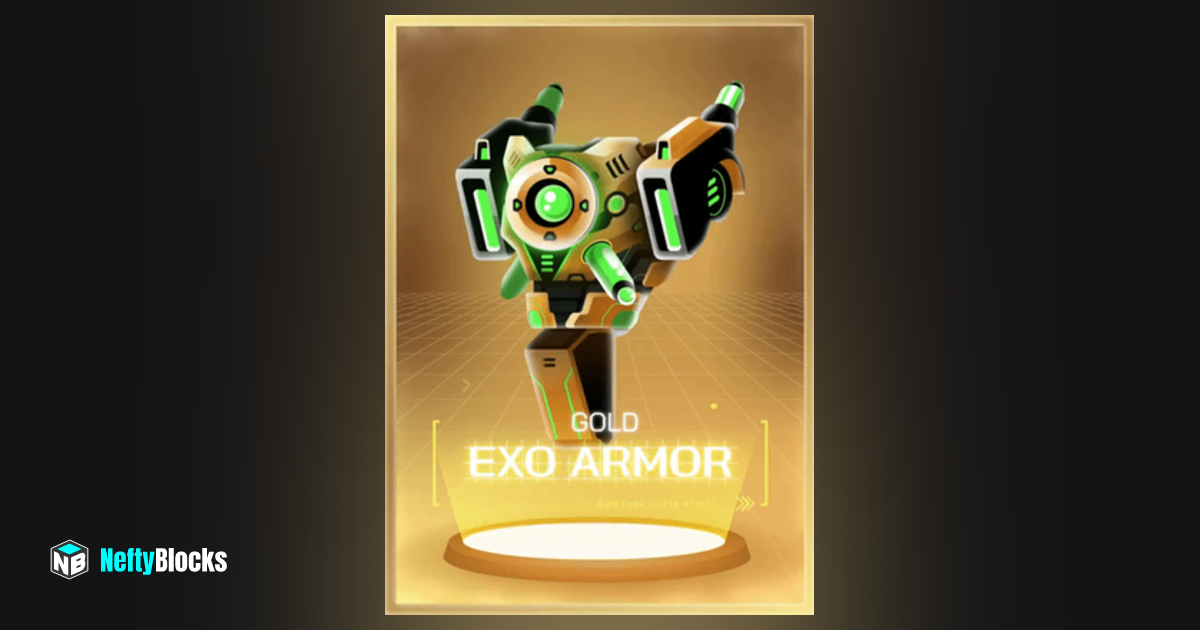 Exo Armor #127 | NeftyBlocks | The #1 Trade to Earn NFT Marketplace on WAX
