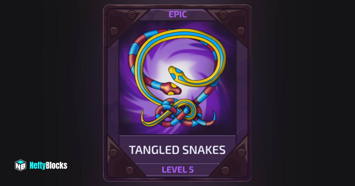 Tangled Snakes – Level 5 | NeftyBlocks | The #1 Trade to Earn NFT ...