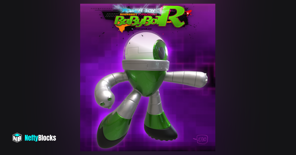 B-Bot Power Toy Rx #442 | NeftyBlocks | The #1 Trade to Earn NFT ...