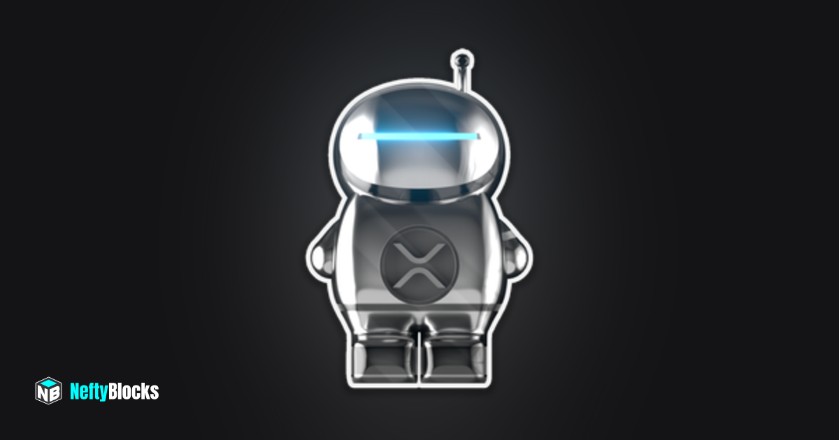 Chrome XRP Sticker #3 | NeftyBlocks | The #1 Trade to Earn NFT ...