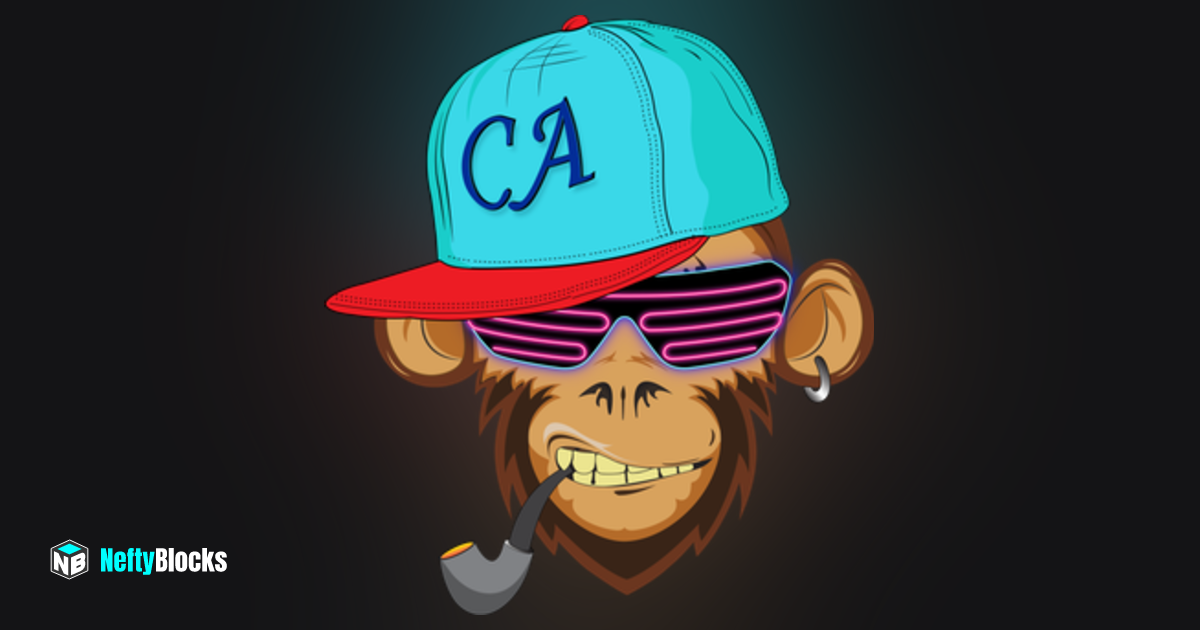 DJ Ape #14 | NeftyBlocks | The #1 Trade to Earn NFT Marketplace on WAX