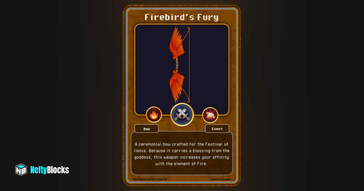Firebird's Fury #39 | NeftyBlocks | The #1 Trade to Earn NFT ...
