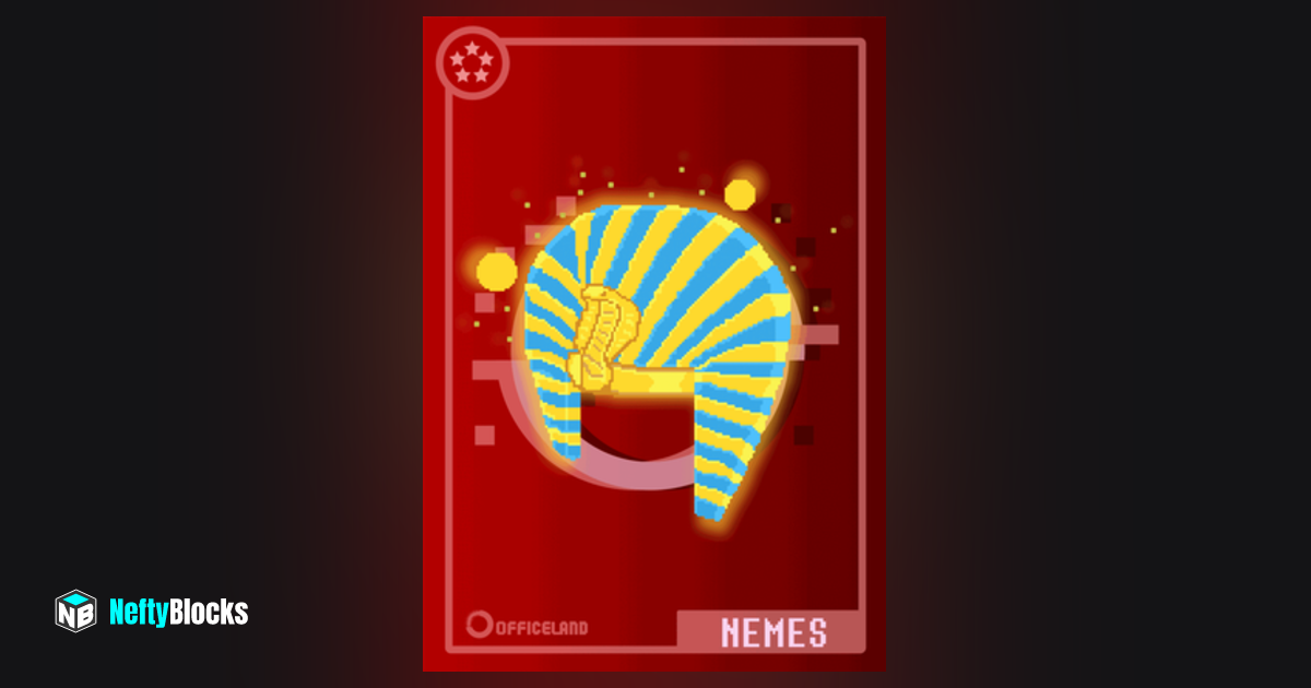 Nemes #67 | NeftyBlocks | The #1 Trade to Earn NFT Marketplace on WAX
