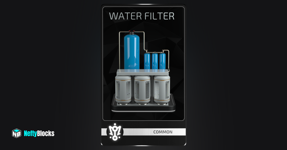 Common Water Filter | NeftyBlocks | The #1 Trade to Earn NFT ...