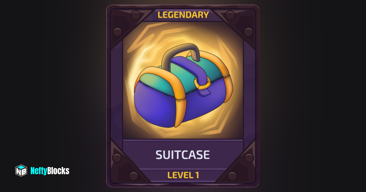 Suitcase – Level 1 #185 | NeftyBlocks | The #1 Trade to Earn NFT ...