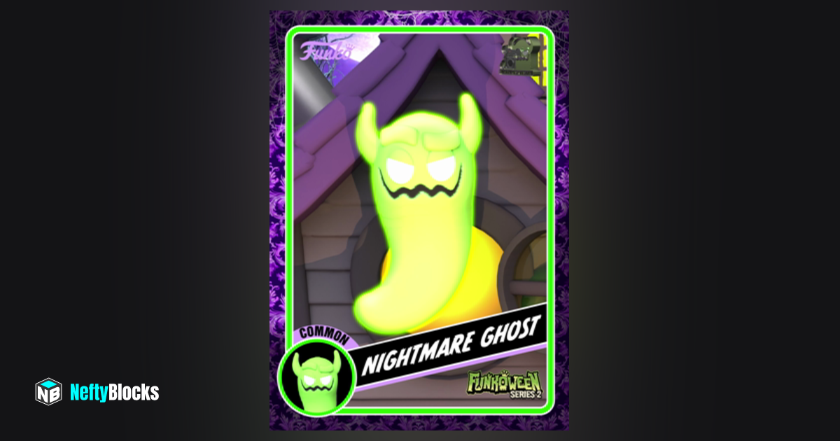 Nightmare Ghost #3586 | NeftyBlocks | The #1 Trade to Earn NFT ...