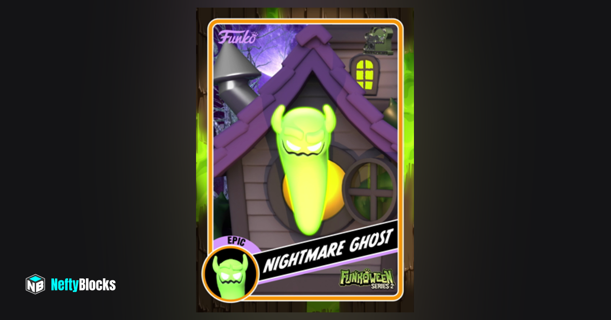 Nightmare Ghost #616 | NeftyBlocks | The #1 Trade to Earn NFT ...