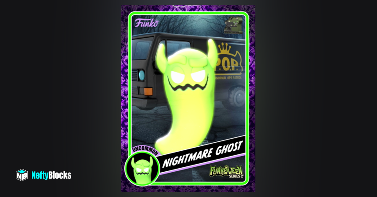 Nightmare Ghost #4281 | NeftyBlocks | The #1 Trade to Earn NFT ...