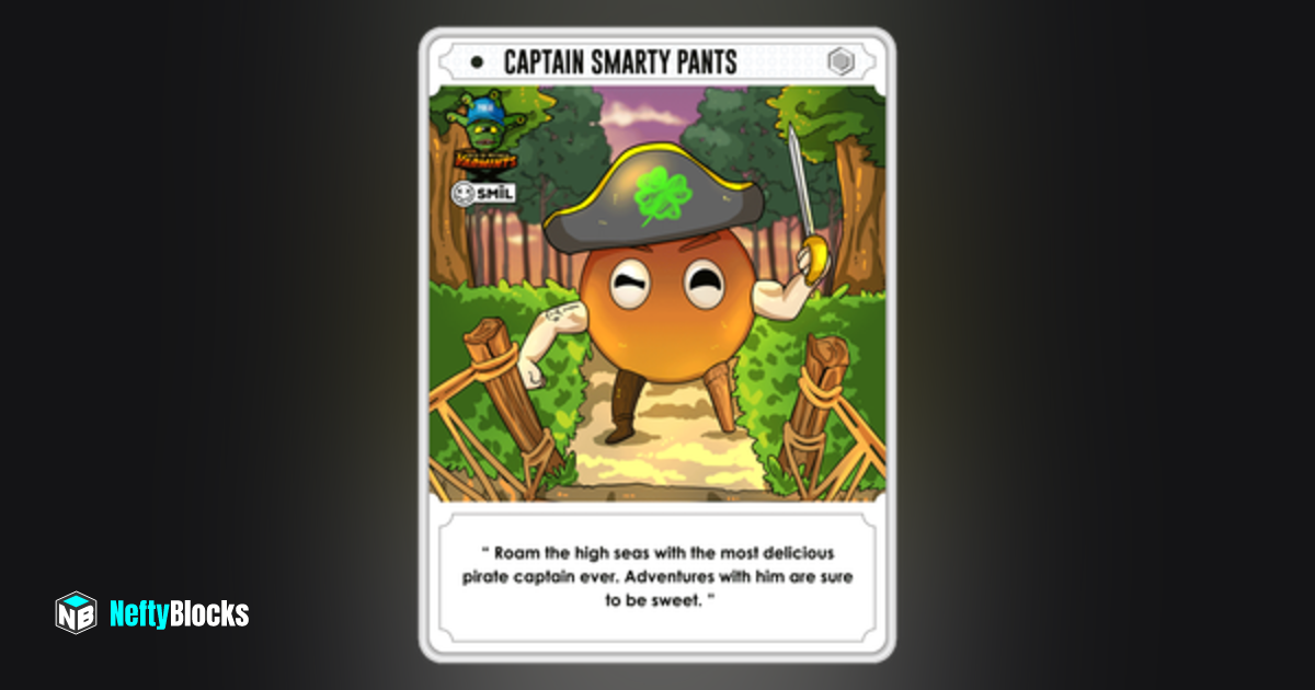 CAPTAIN SMARTY PANTS | NeftyBlocks | The #1 Trade to Earn NFT ...