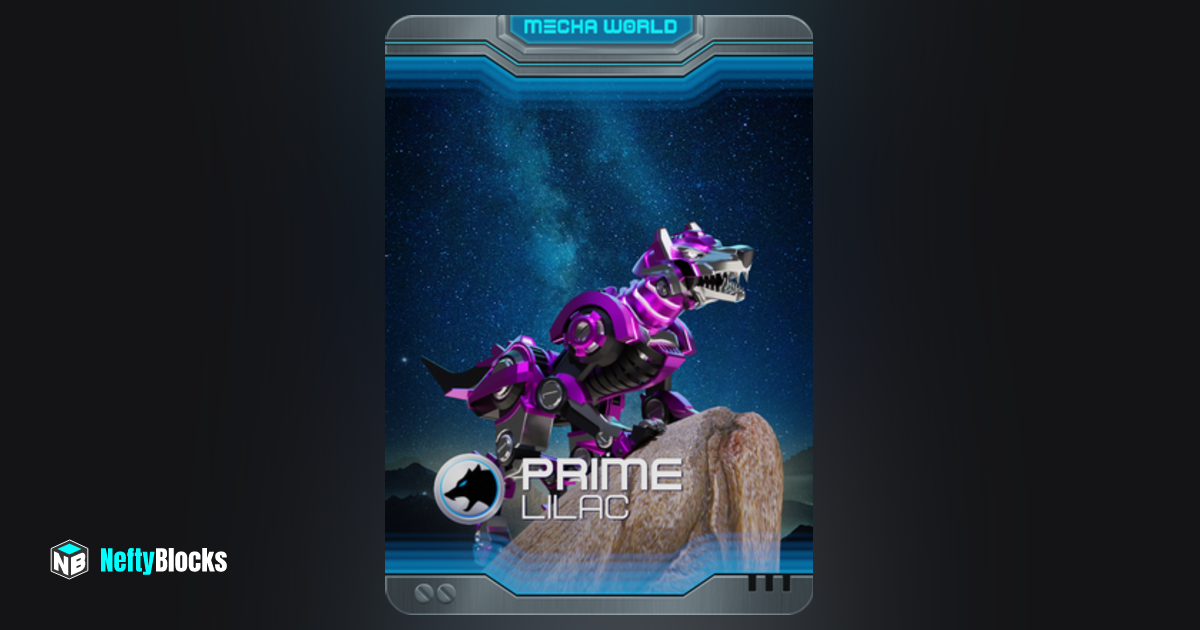 Prime Lilac #33 | NeftyBlocks | The #1 Trade to Earn NFT Marketplace on WAX