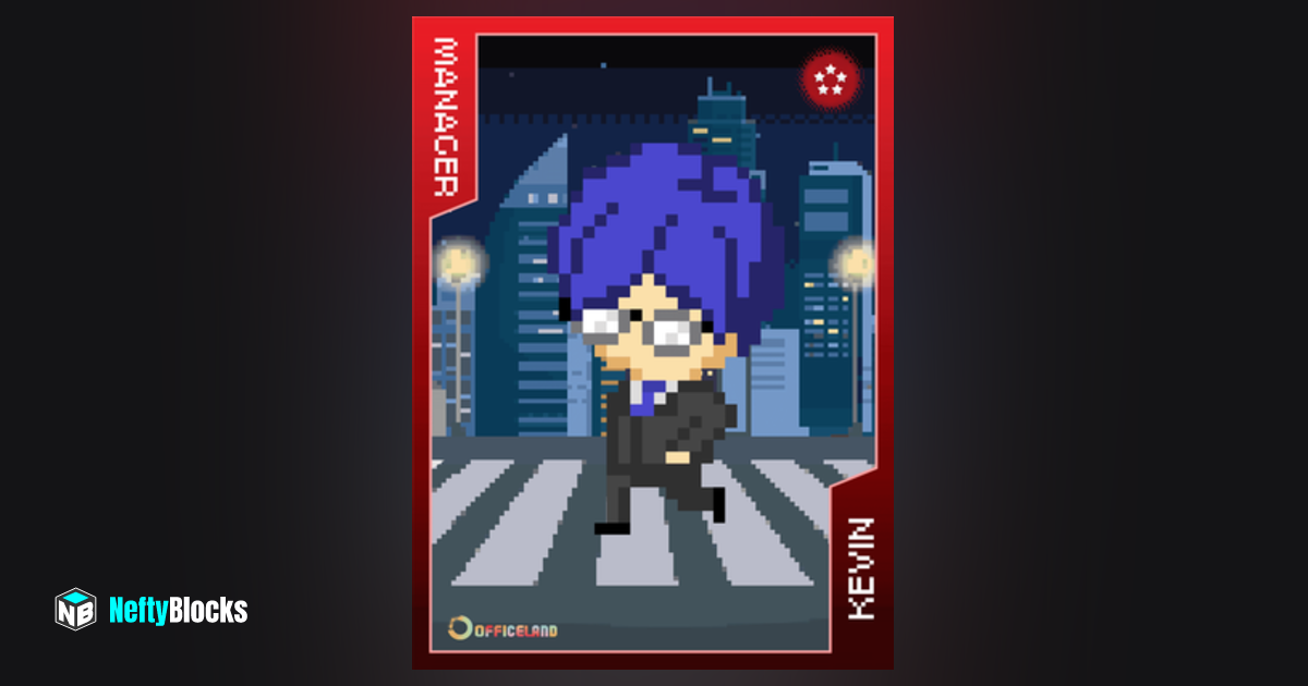 Kevin #468 | NeftyBlocks | The #1 Trade to Earn NFT Marketplace on WAX