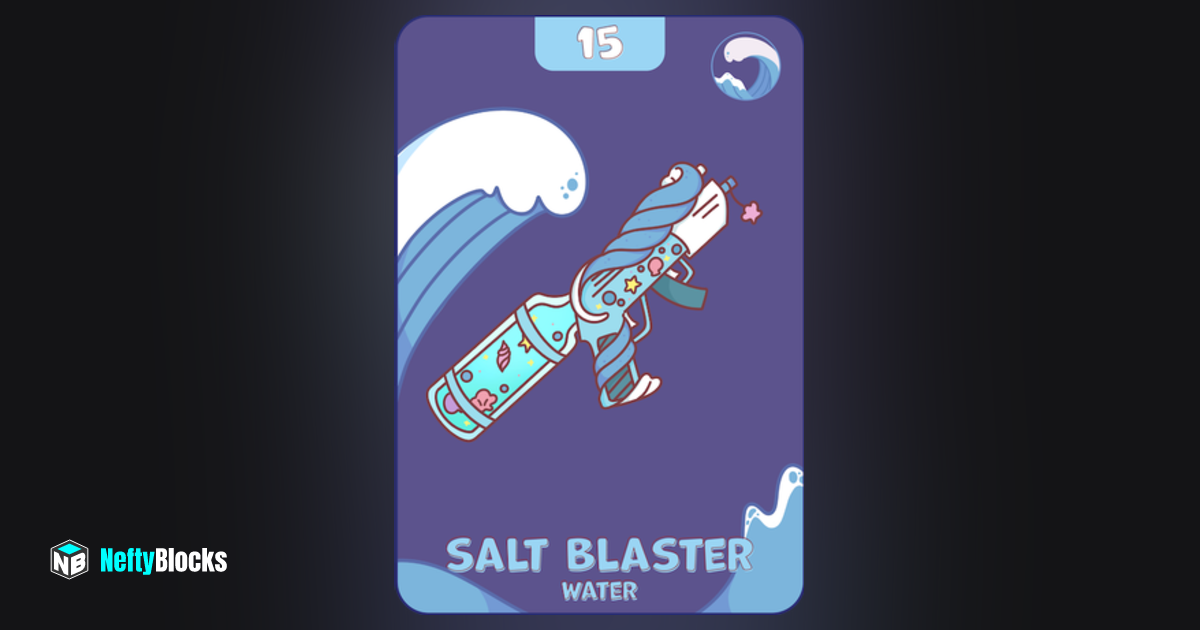 Salt Blaster #65 | NeftyBlocks | The #1 Trade to Earn NFT Marketplace ...