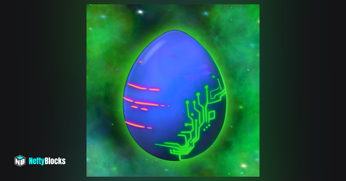 Cyber Egg Level 3 #2 | NeftyBlocks | The #1 Trade to Earn NFT ...
