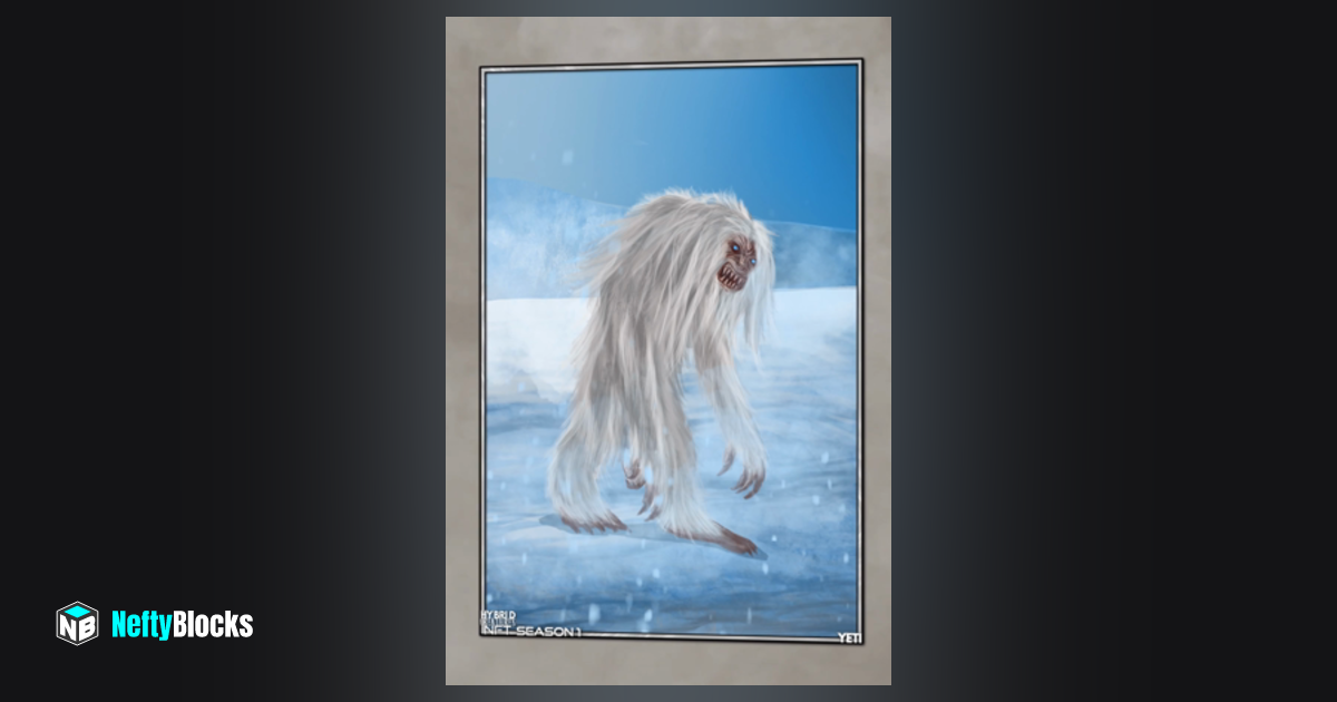 S1 POSTER - Yeti #9 | NeftyBlocks | The #1 Trade to Earn NFT ...